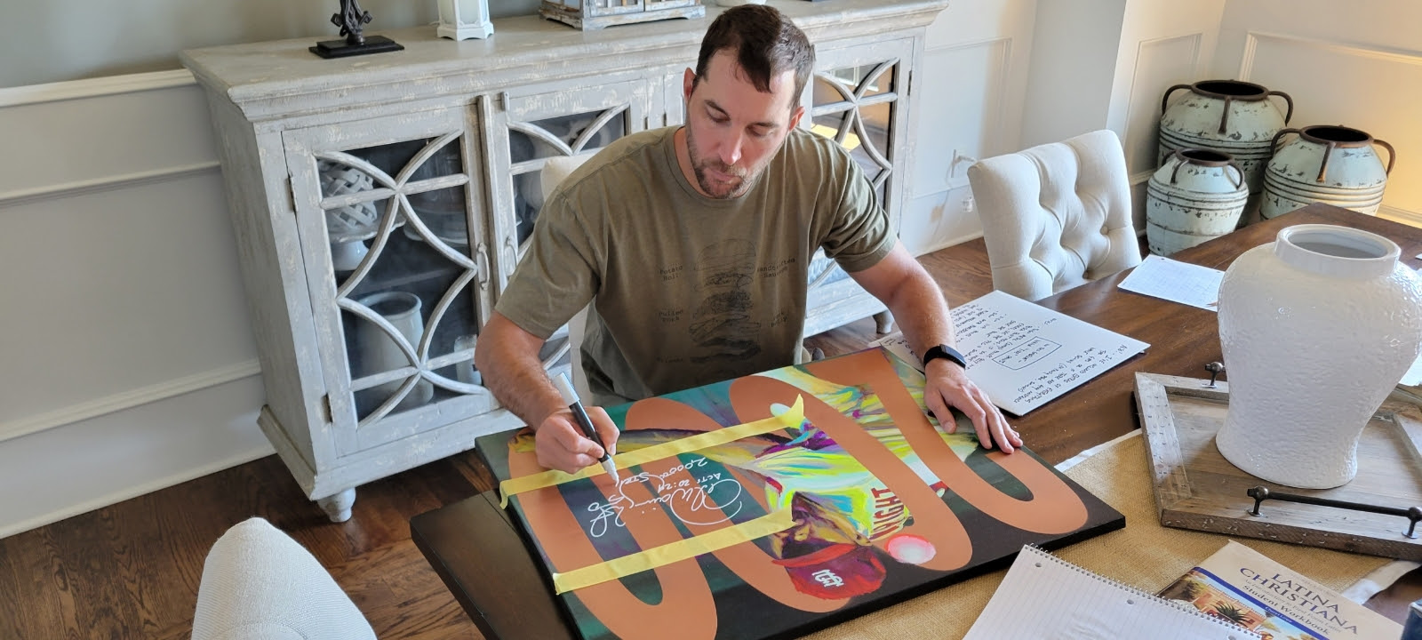 Adam Wainwright and Big League Impact, teaming up with artist Steven ...
