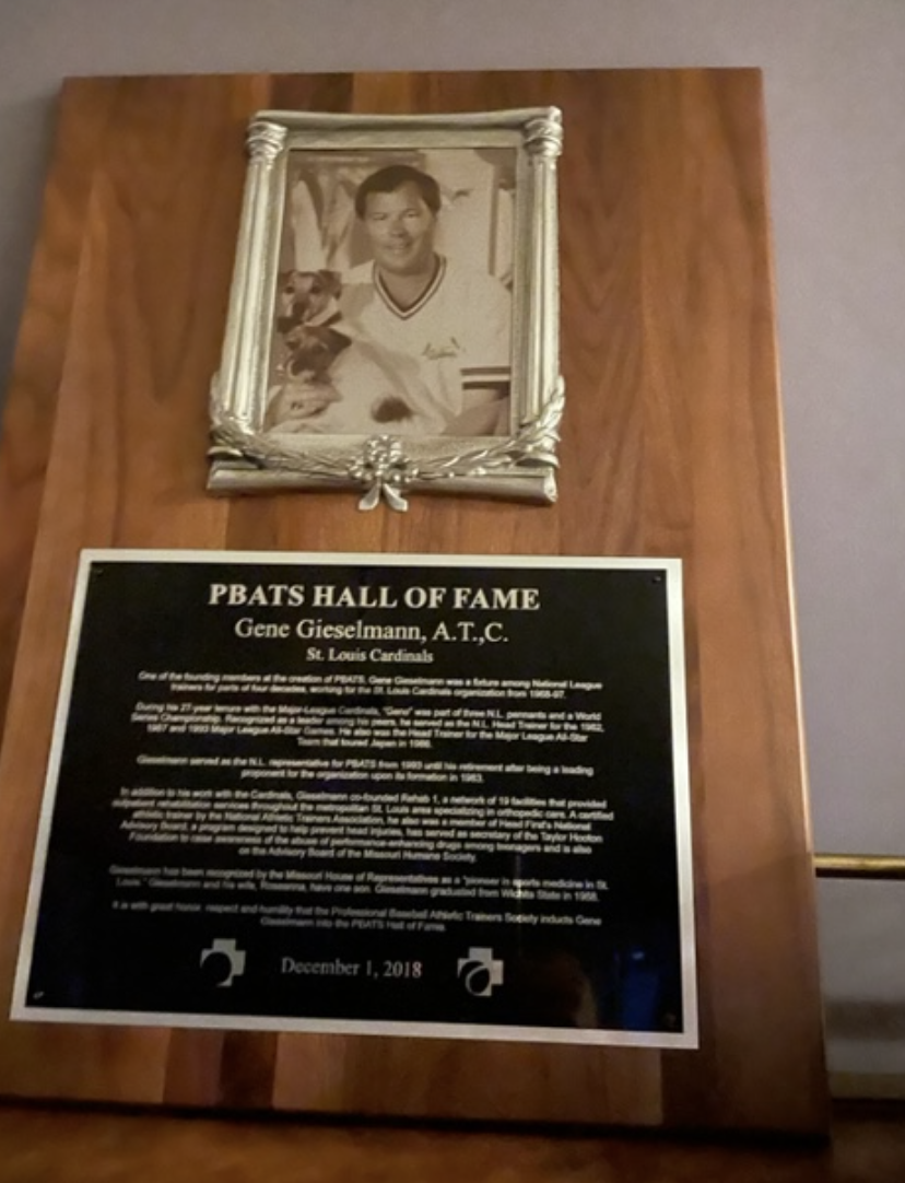 Gene Gieselmann named to Professional Baseball Athletic Trainers Hall ...