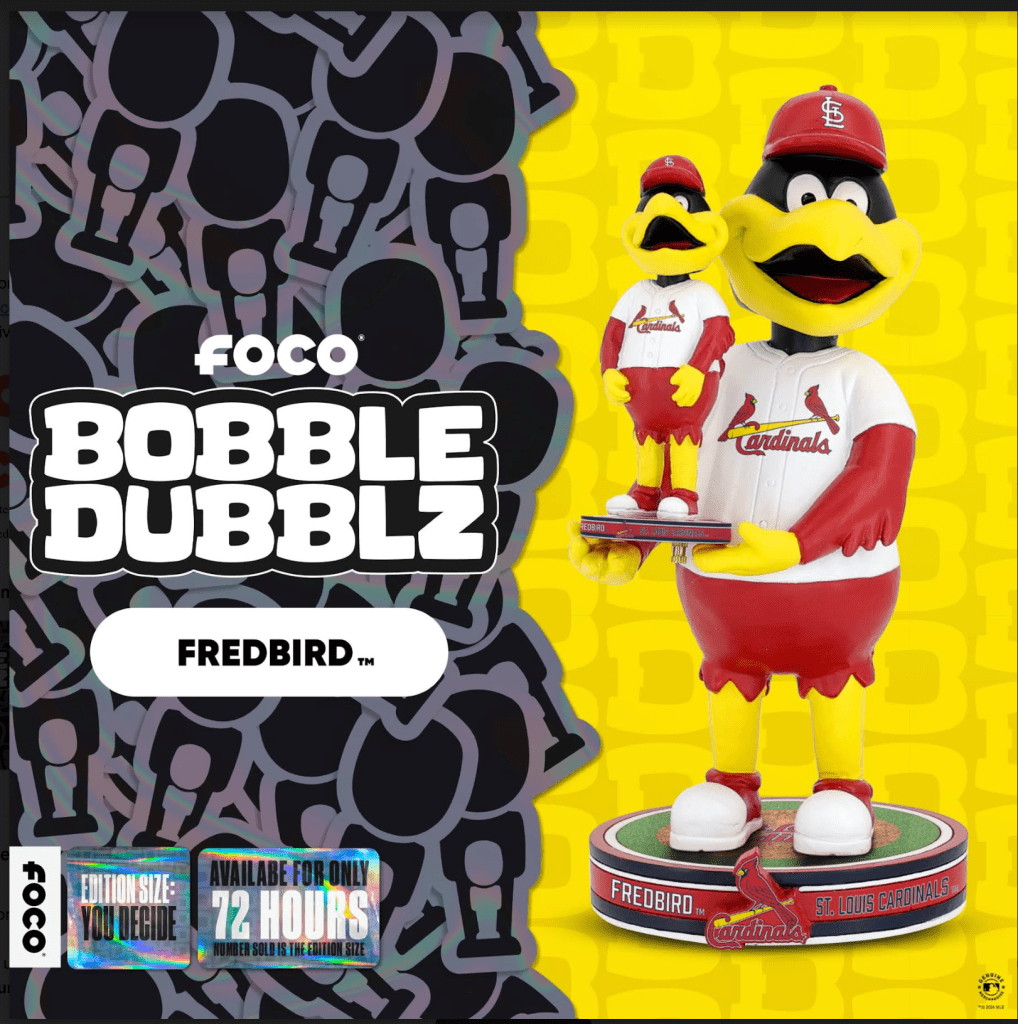 New Foco Fredbird Collectible - News from Rob Rains, STLSportsPage.com