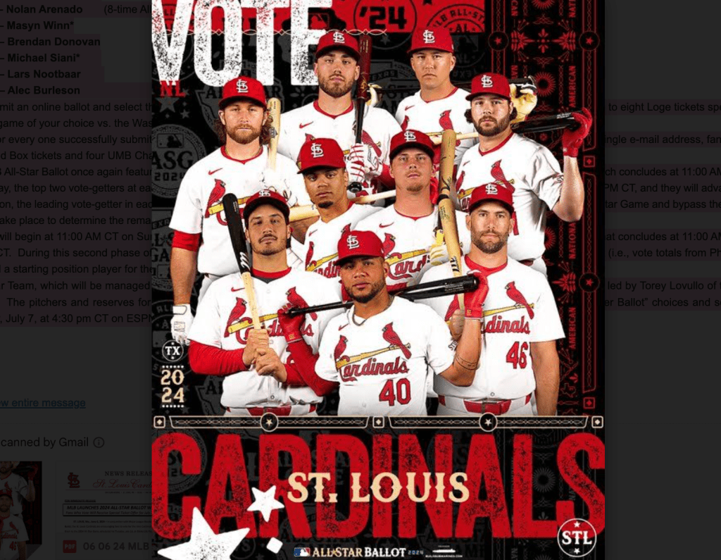 MLB voting begins for All-Star Game; nine Cardinals on Ballot - News ...