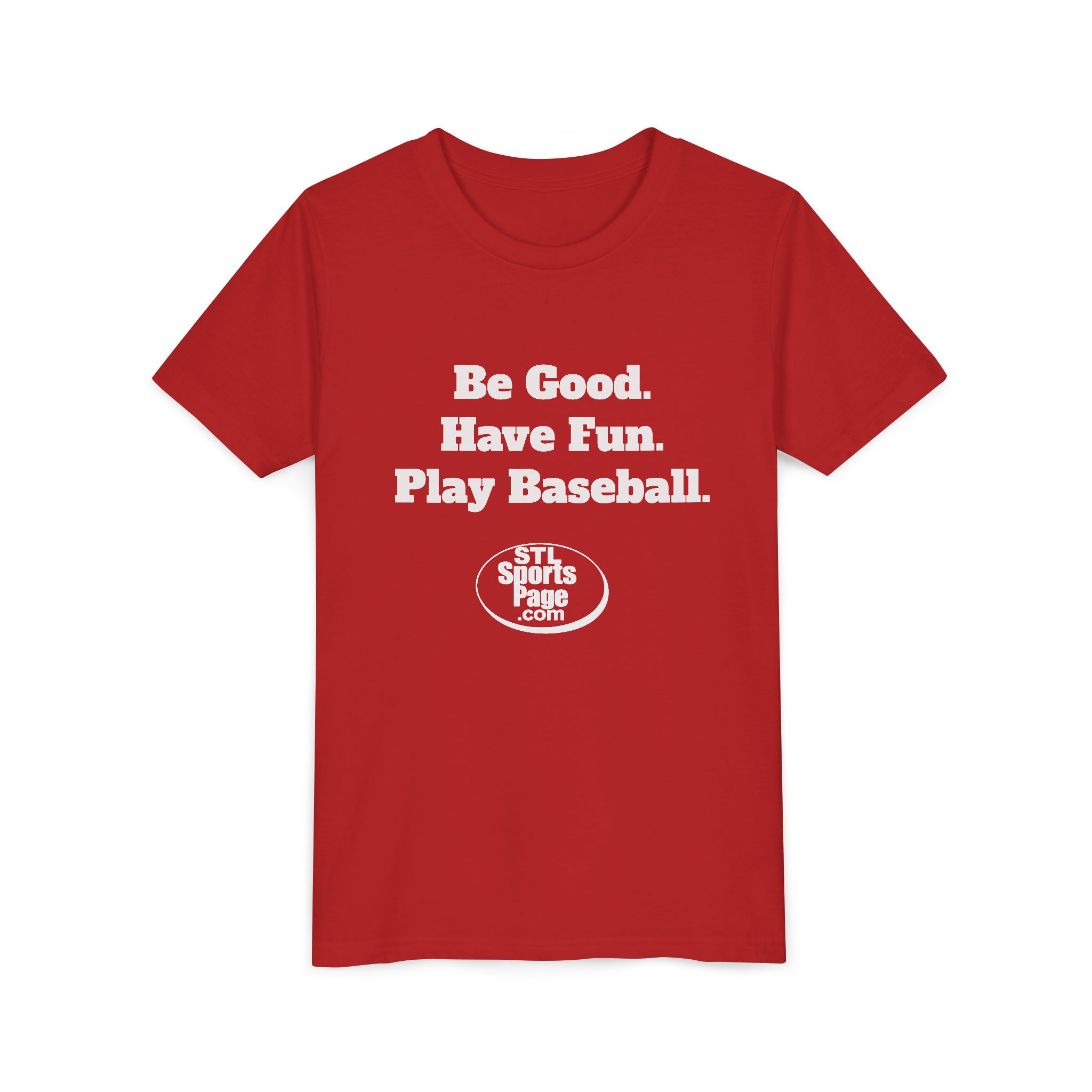 Youth: "Be Good. Have Fun. Play Baseball" Kids Tee - News from Rob ...